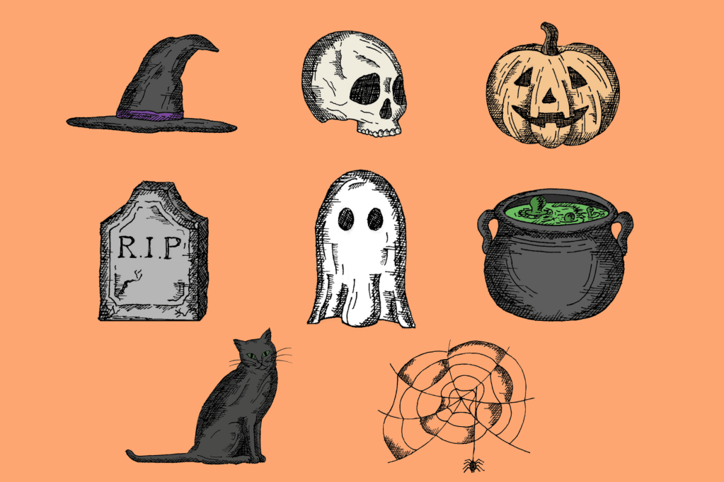 8 Free Vintage Halloween Clip Art Designs For You To Use This Fall ...